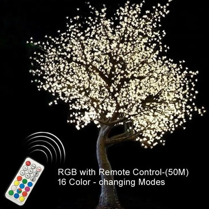 RGB Cherry Blossom LED Tree 10ft\ 3.0m 2120leds 8 Colors – magic of leds