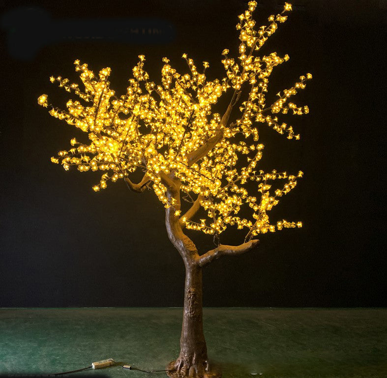 Yellow Outdoor Cherry blossom led light tree 8.2ft\ 2.5m – magic of leds