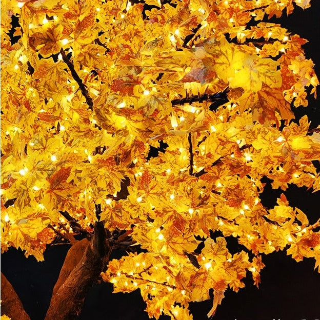 9.5ft/2.8m Waterproof Maple Tree with LEDs Glow color Warm White ...